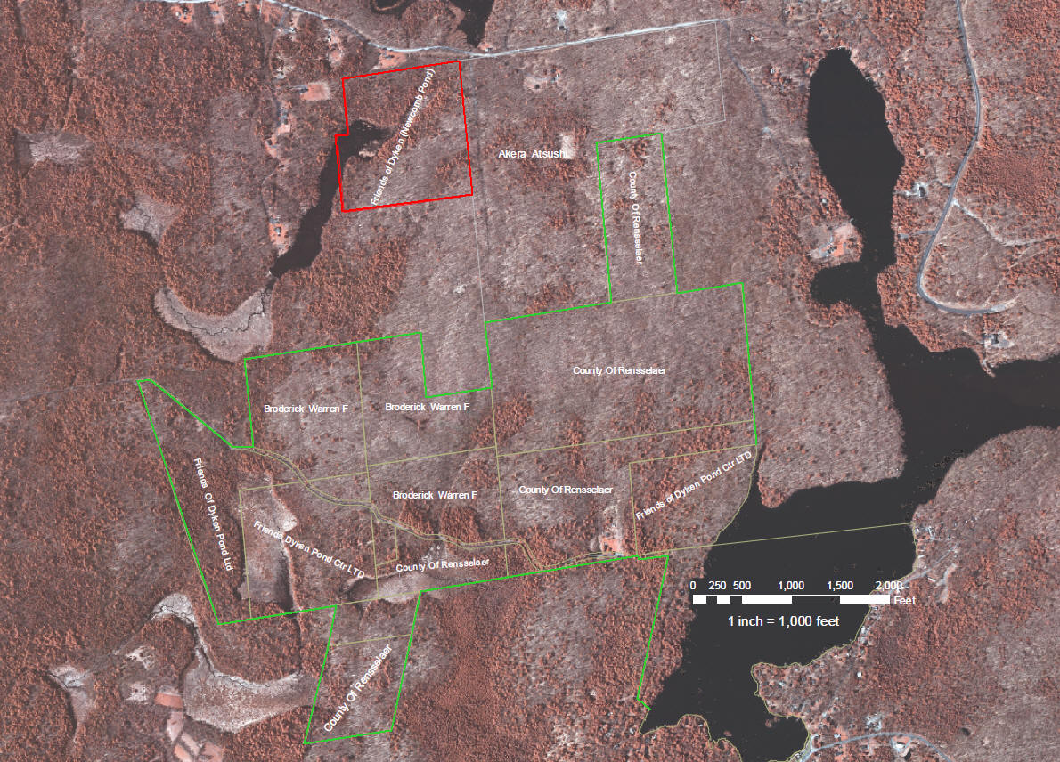 Newcomb Pond Map | Dyken Pond Environmental Education Center